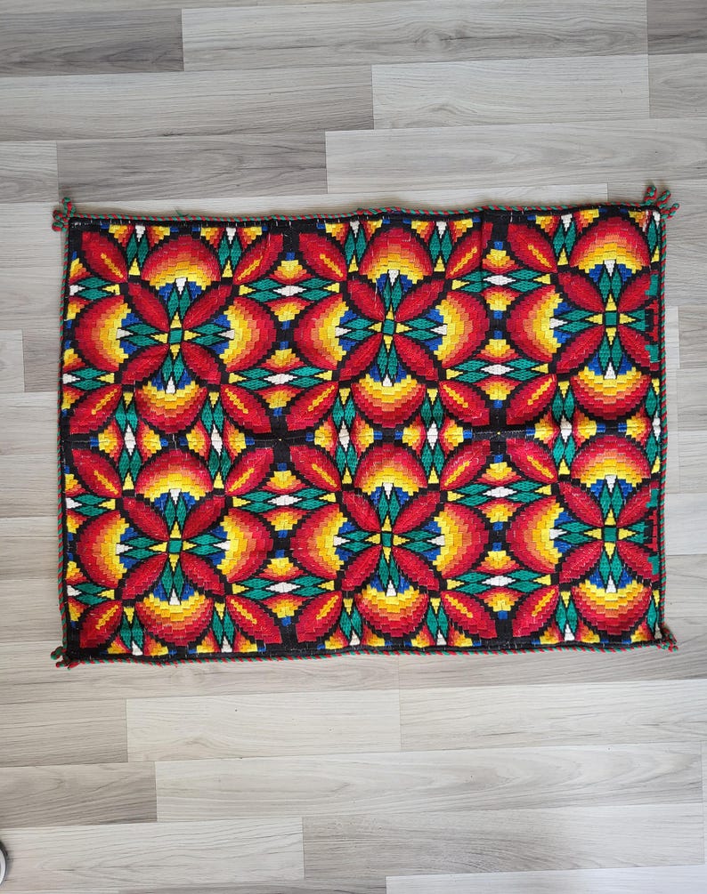 Vintage Carpet or Wall Panel for Your Wall traditional Bulgarian Rug ...