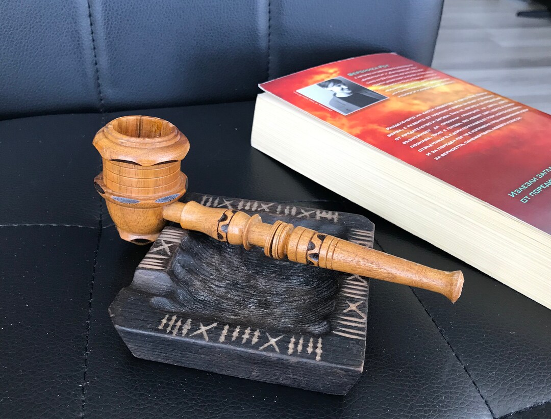 Vintage Wooden Tobacco Pipe handmade Pipe pyrography Pipe - Etsy