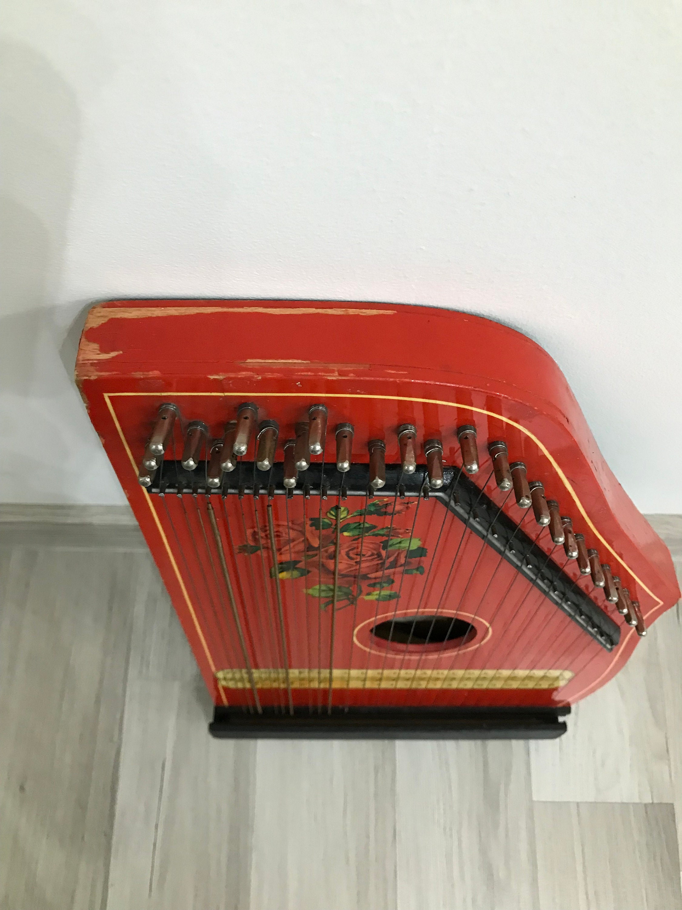 Vintage Zither Musical Instrument Zither Antique Guitar - Etsy