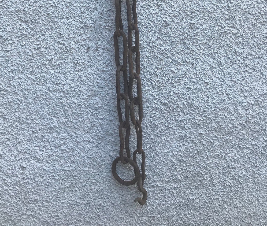 Vintage antique fireplace chain primitive hearth fireplace | Etsy