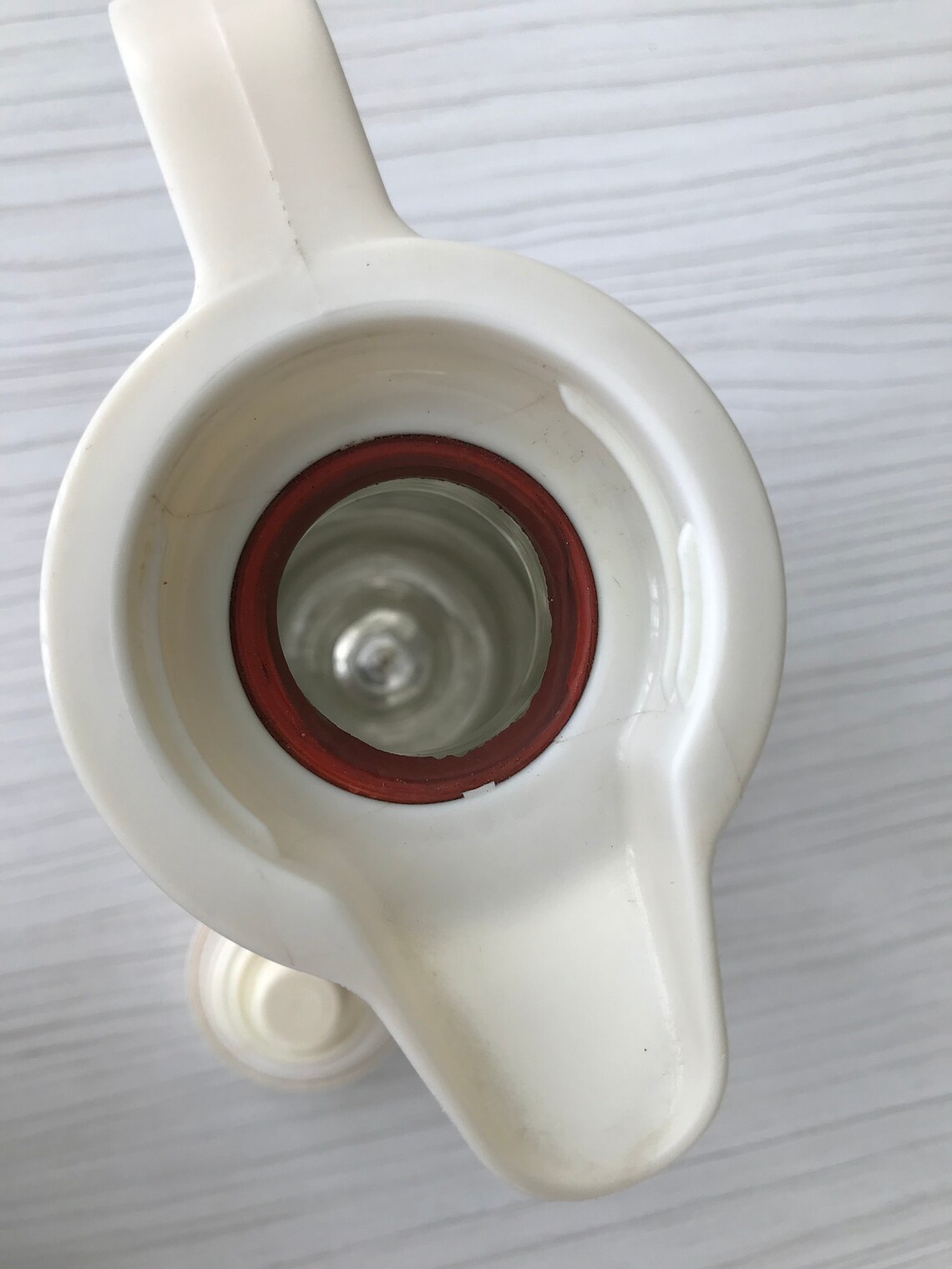 Vintage Thermos Retro Thermos in Red and White Old Thermos - Etsy