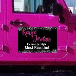 Signs/magnets/custom/ FREE Shipping/homecoming/pageant/organizations - Etsy