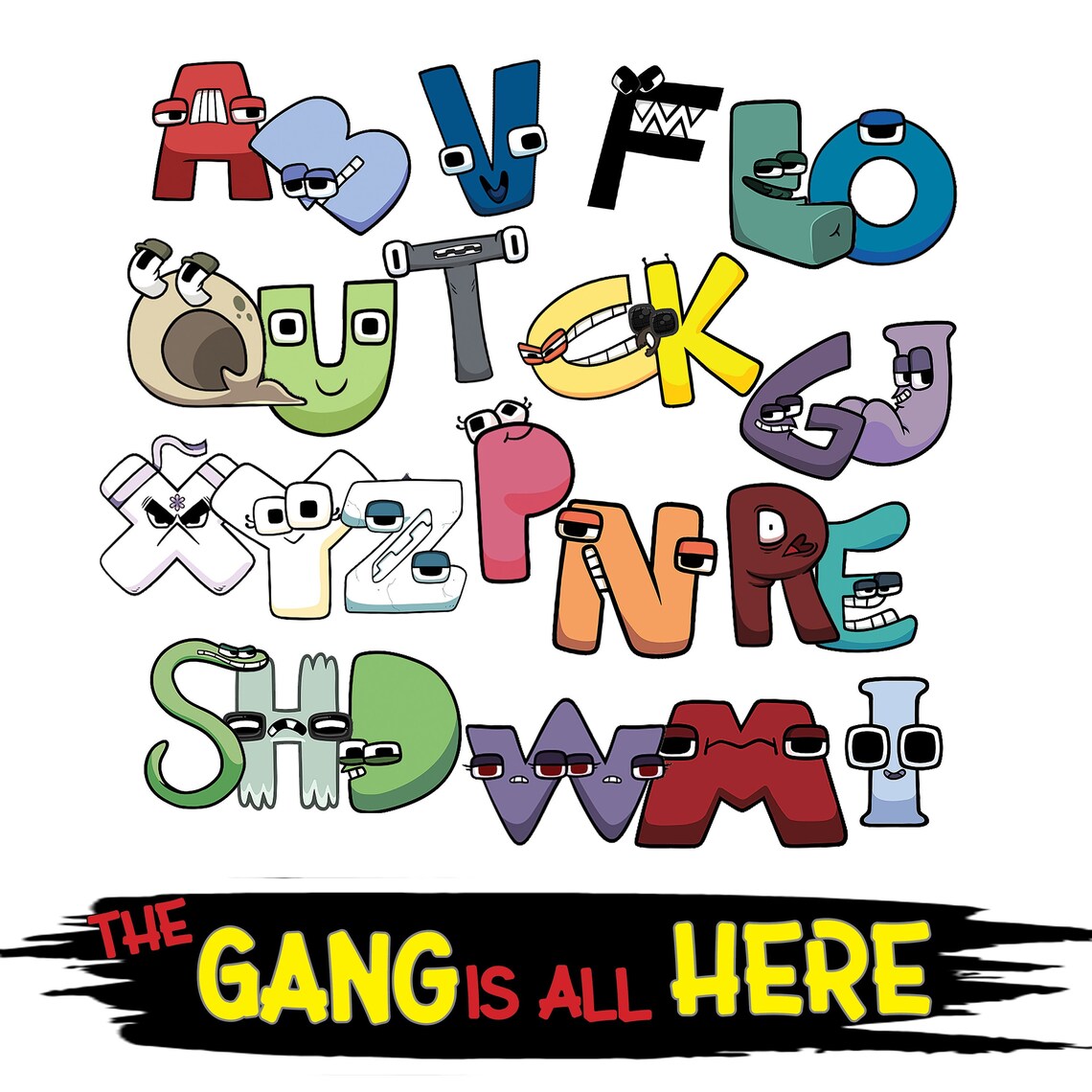 Alphabet Lore/digital Download/png - Etsy