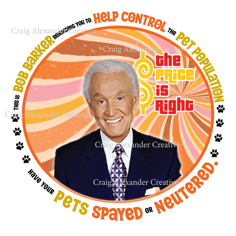 Spay/neuter Pets/animal Rescue/price is Right/bob Barker Tee - Etsy