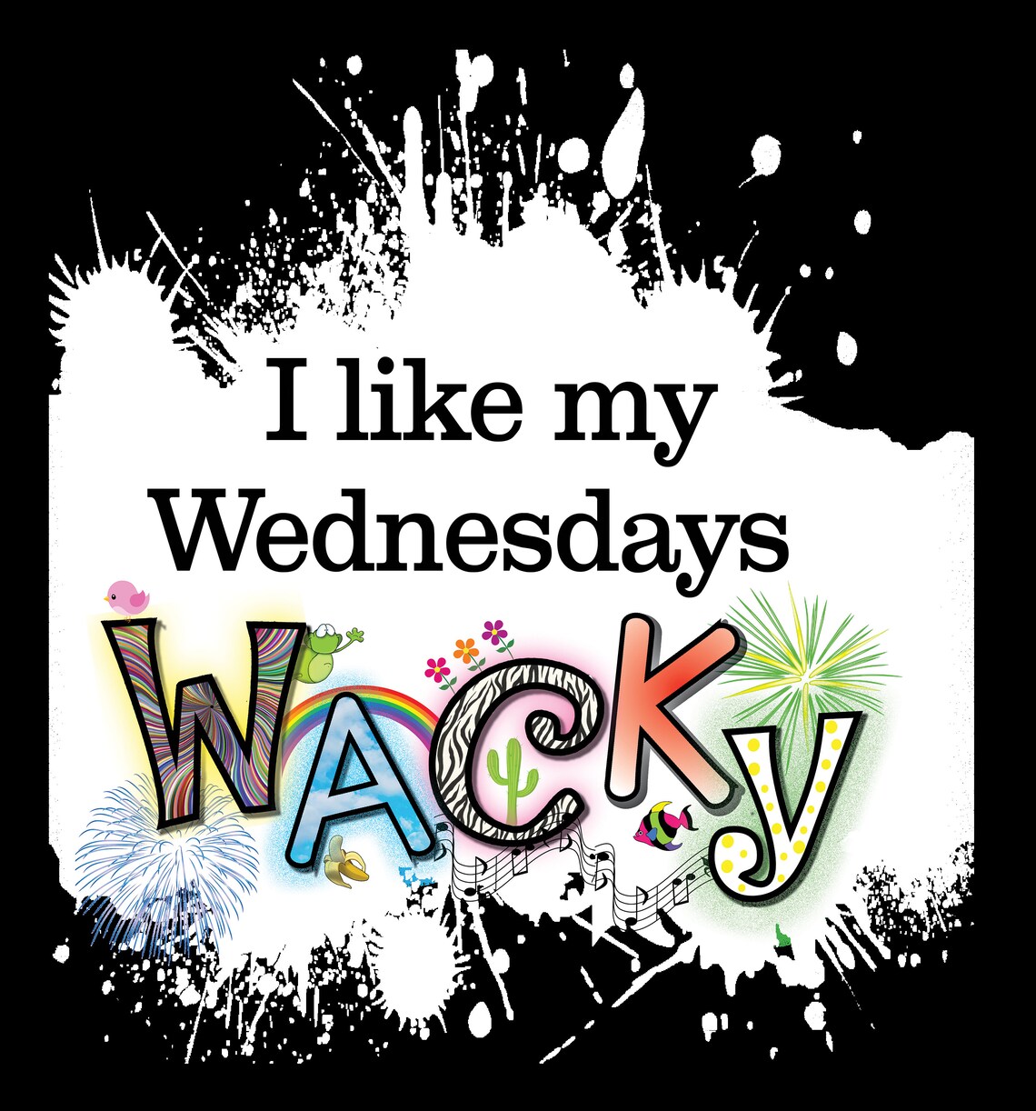 Dr. Seuss... I Like My Wednesdays Wacky. Digital Download PNG JPG SVG ...