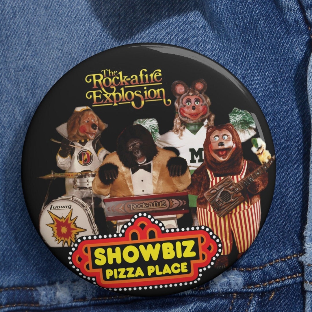 Showbiz Pizza Palace 3" Button/retro/80s - Etsy