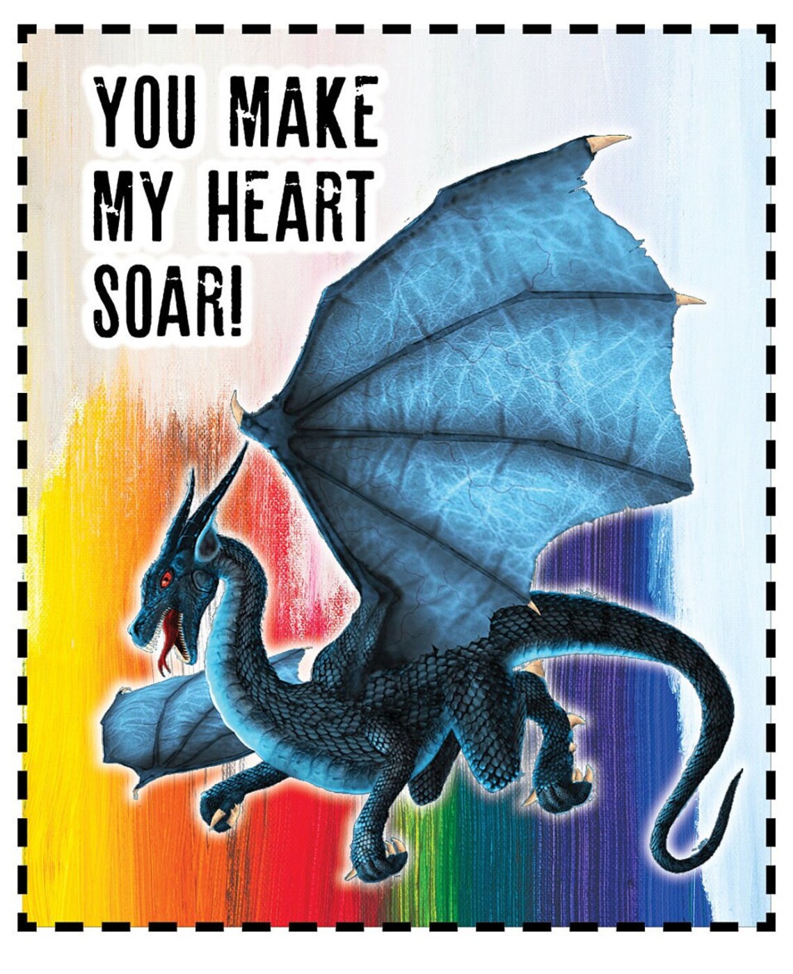 DRAGONS: Printable Valentines/digital Downloads - Etsy