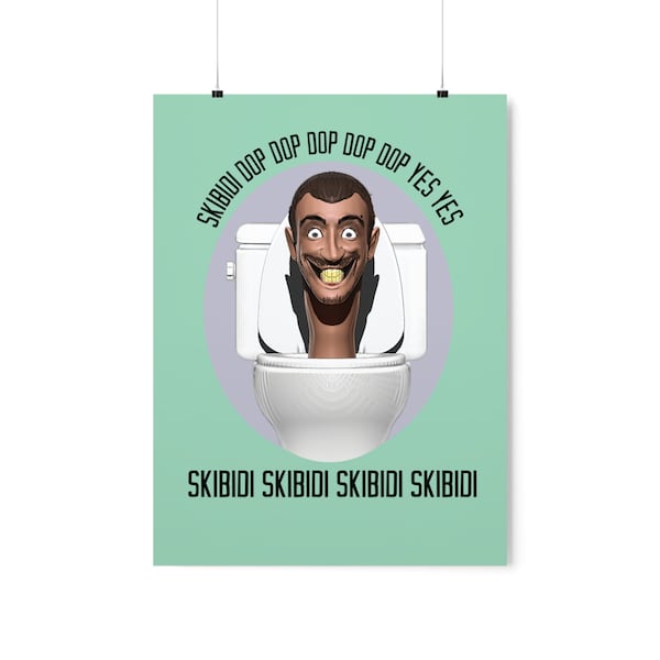 Skibidi Toilet Poster - Etsy
