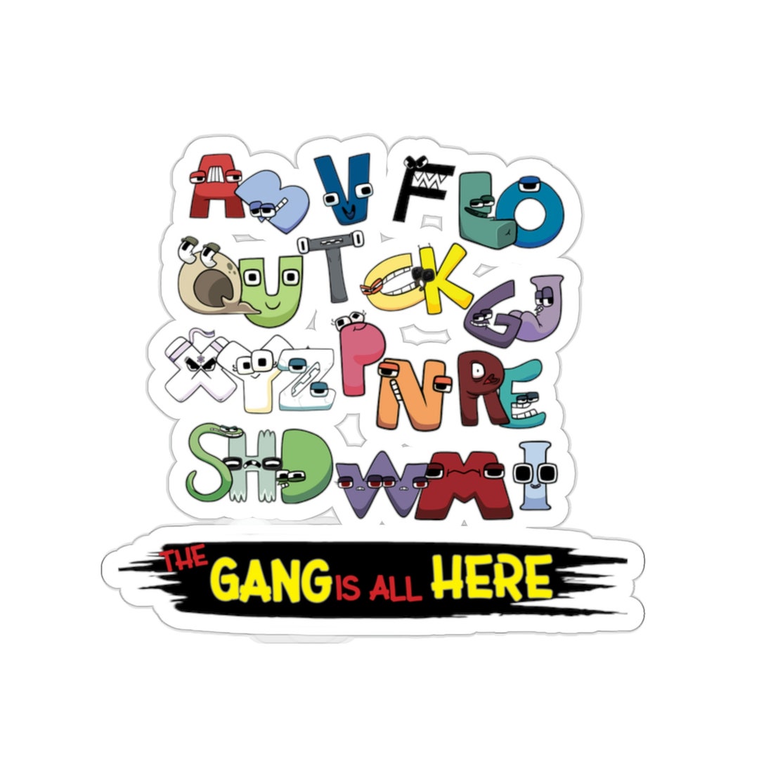 Alphabet Lore Die Cut Sticker Etsy