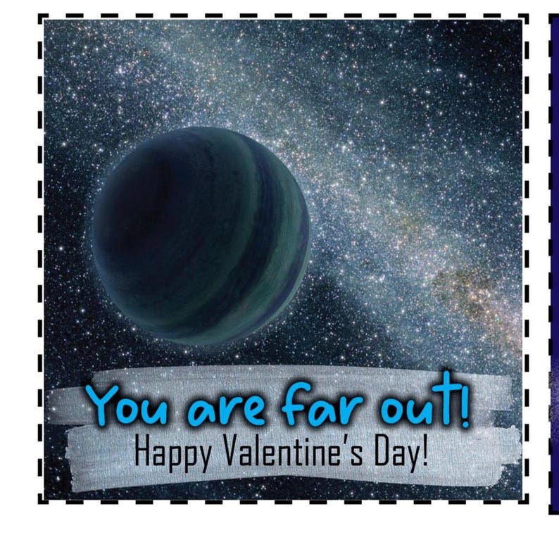 Solar System Valentine Cards- Instant Download/printable/space/planets ...