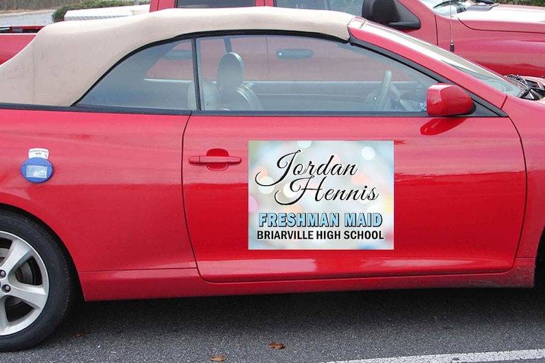 Custom Parade Sign or Car Magnet, Personalized for Events - Etsy