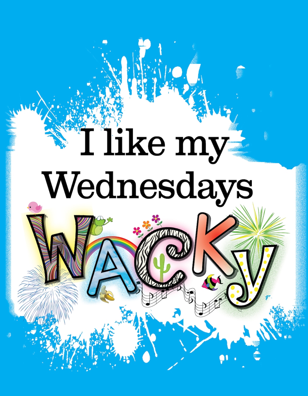 Dr. Seuss... I Like My Wednesdays Wacky. Digital Download PNG JPG SVG ...