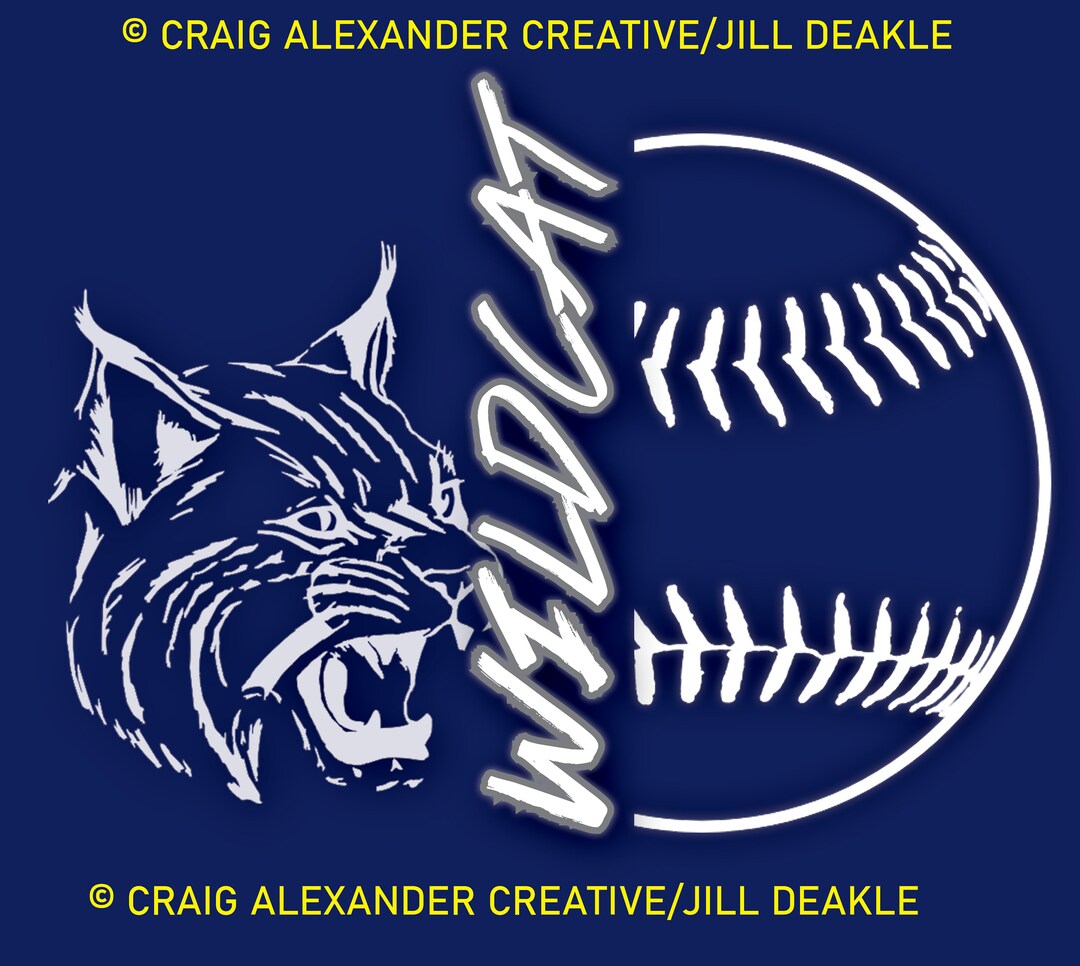 WILDCAT BASEBALL Digital Download- Svg, Pdf, Png, Eps, Jpg - Etsy