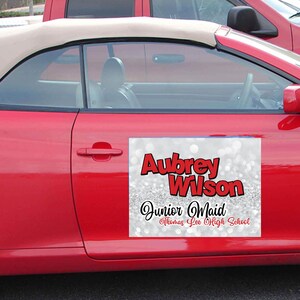 Custom Parade Sign or Car Magnets FREE Shipping/homecoming/pageant ...
