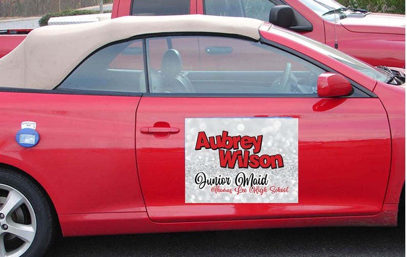 Custom Parade Sign or Car Magnets or Stickers FREE Shipping/homecoming ...