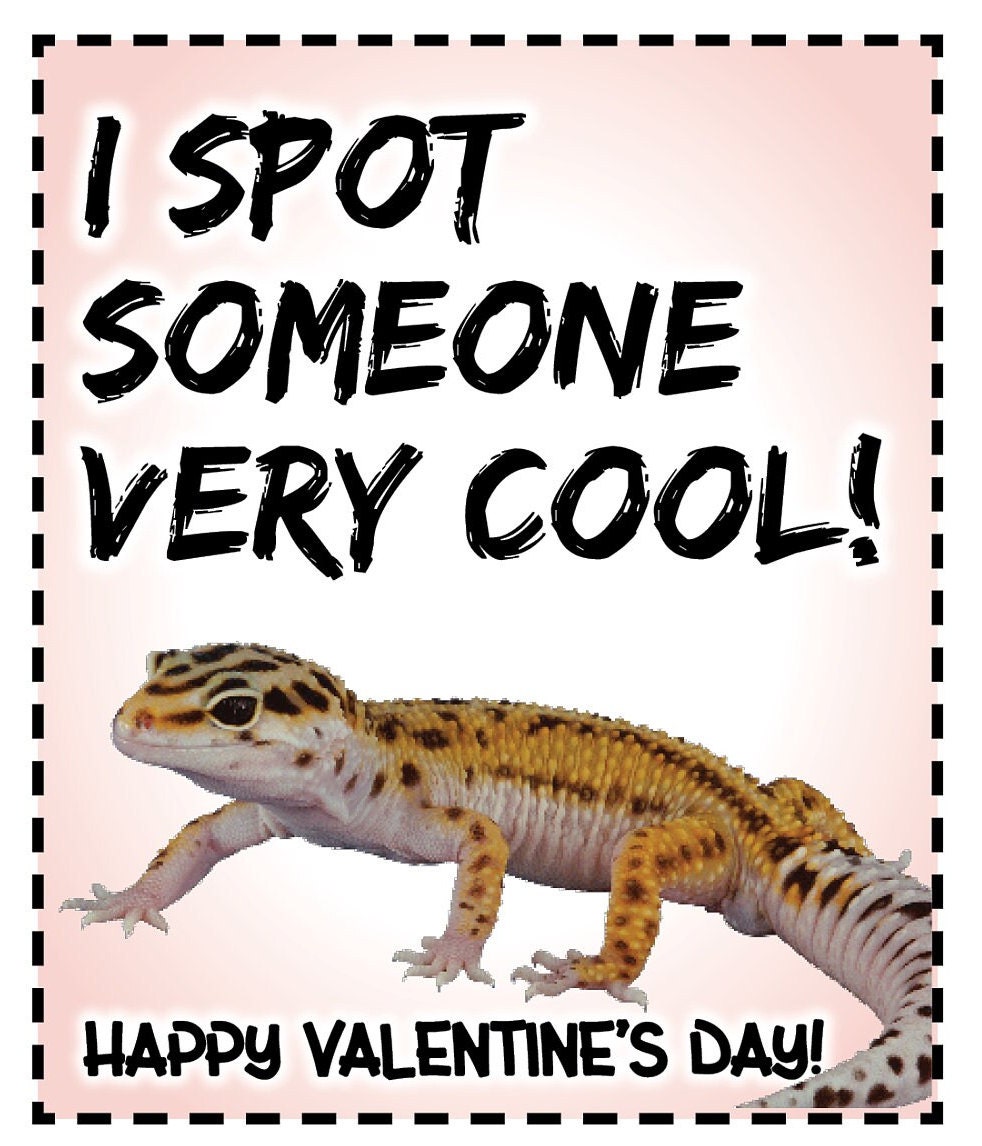 LIZARD VALENTINE Cards/reptiles/digital Download/printable - Etsy