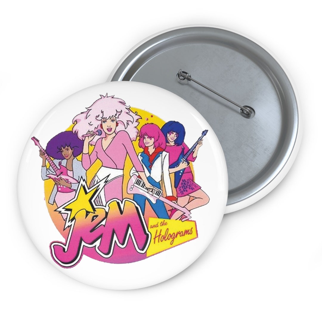 Jem and the Holograms/misfits Custom Pin Buttons - Etsy