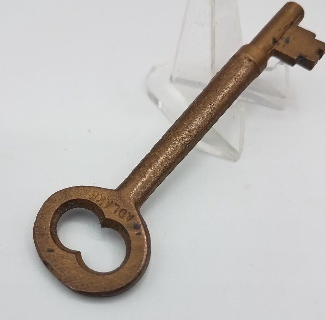 Antique Vintage Railroad Brass Skeleton Key Coach Key Pennsylvania Key ...