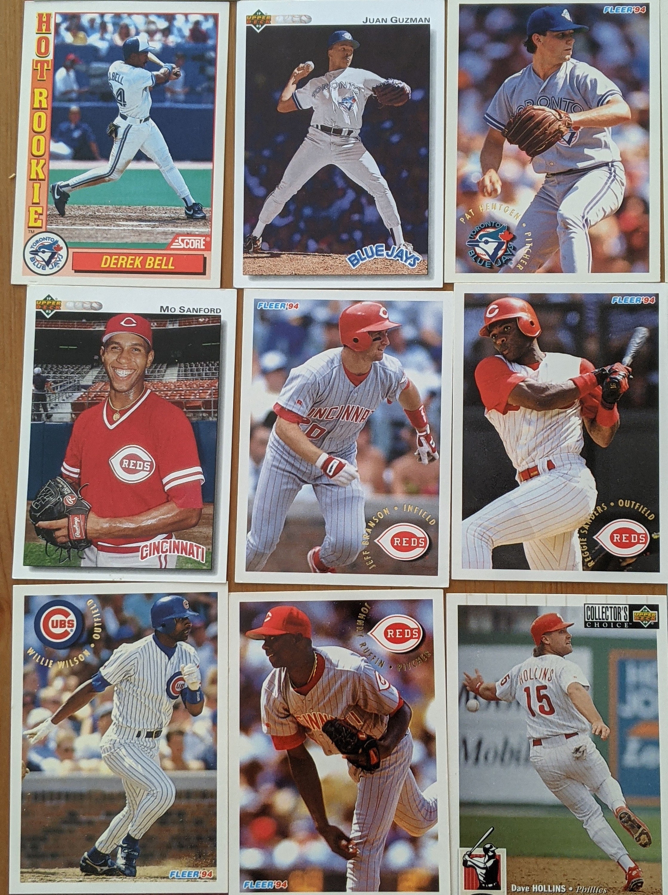 30 Assorted Baseball Cards Score 92 And Fleer 94 | Etsy