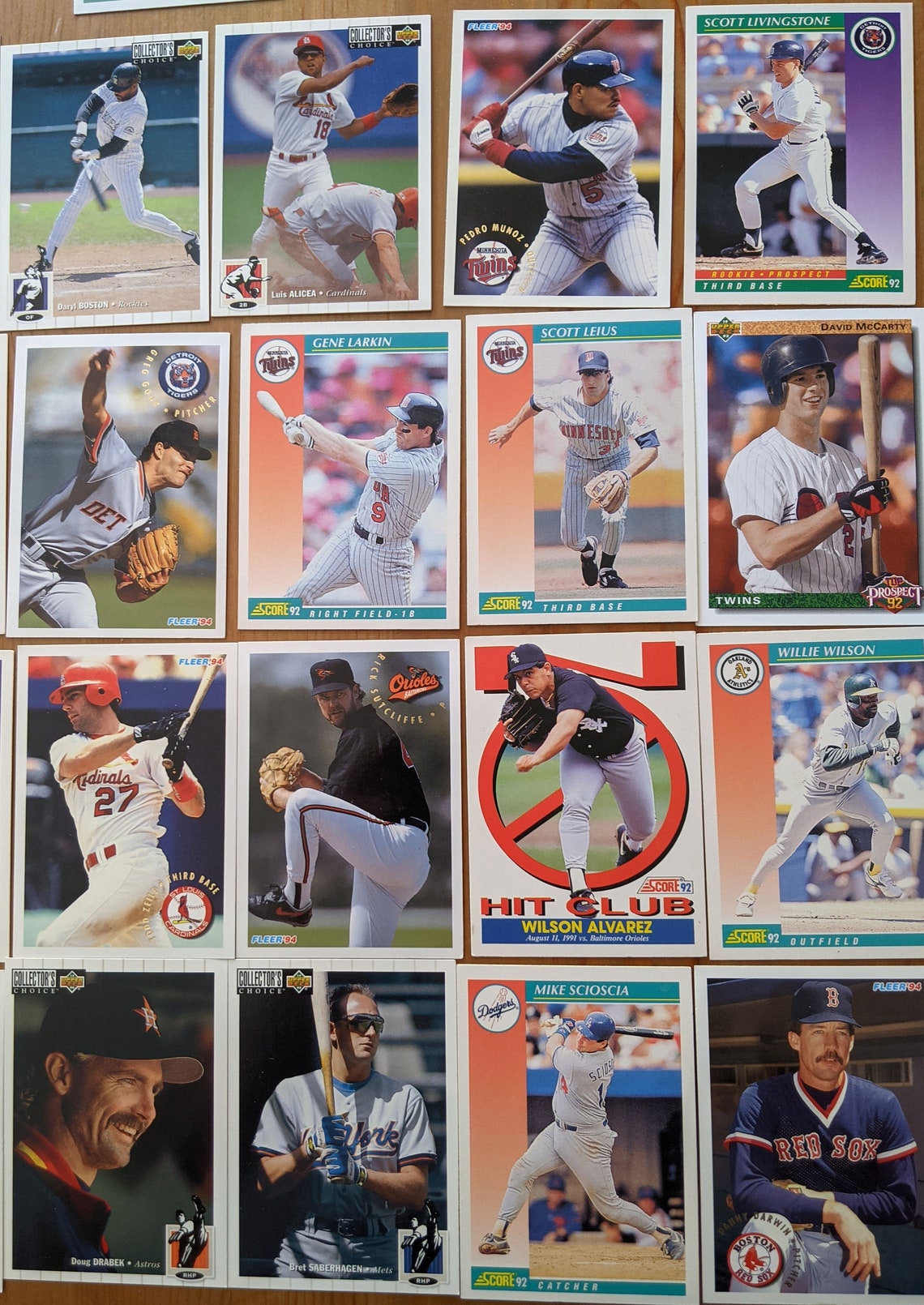 33 Cartas de béisbol variadas Score 92 The Prospect 92 - Etsy España