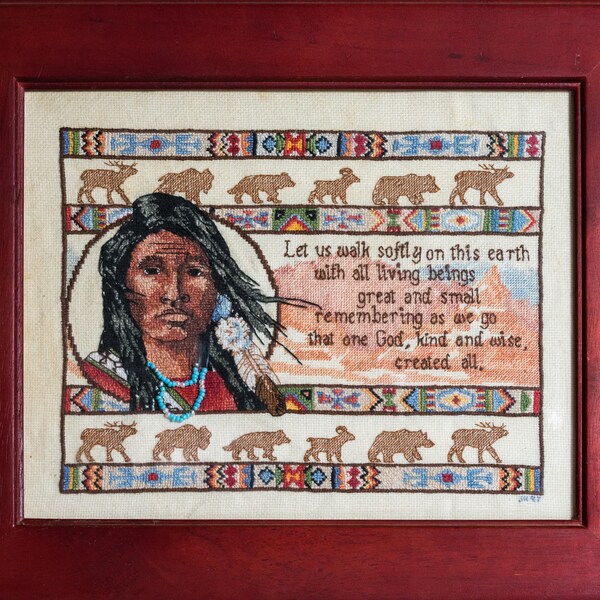 Indian Cross Stitch - Etsy