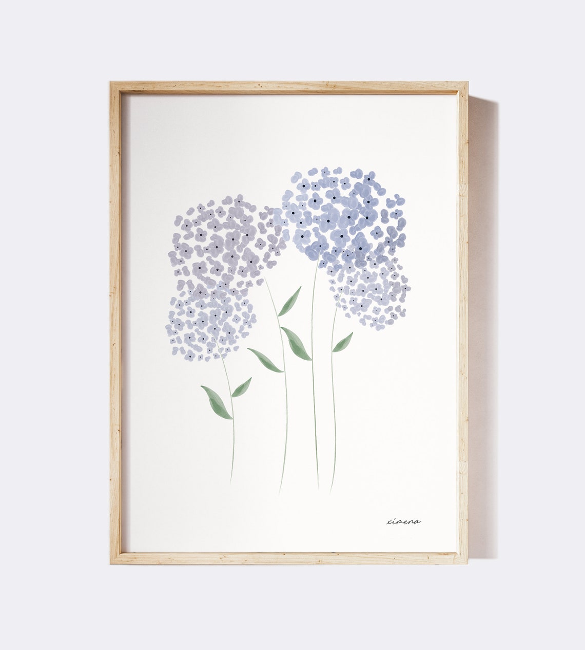 Fine Art Hydrangea Print Digital Print Botanical Wall Decor - Etsy