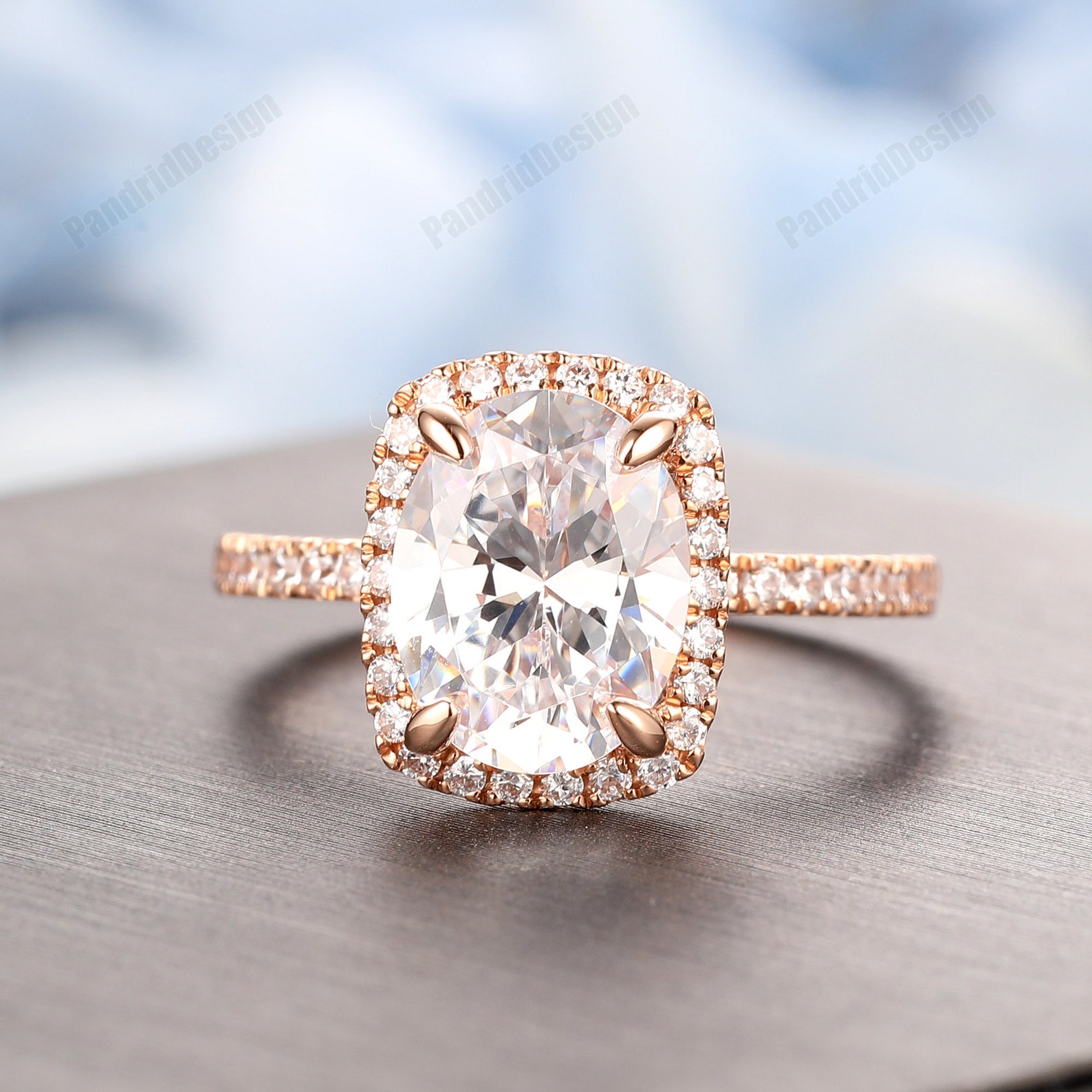 Oval Engagement Ring Oval Cut 7x9mm Simulated Diamond Ring - Etsy
