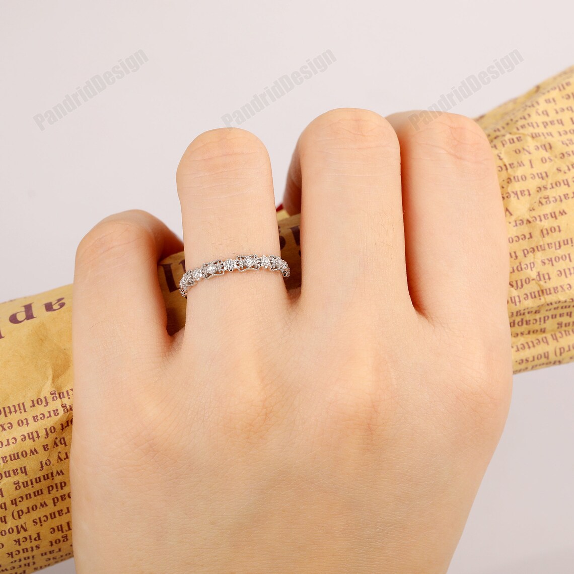 Art Deco Women's Daily Ring Simulated Diamond Engagement | Etsy