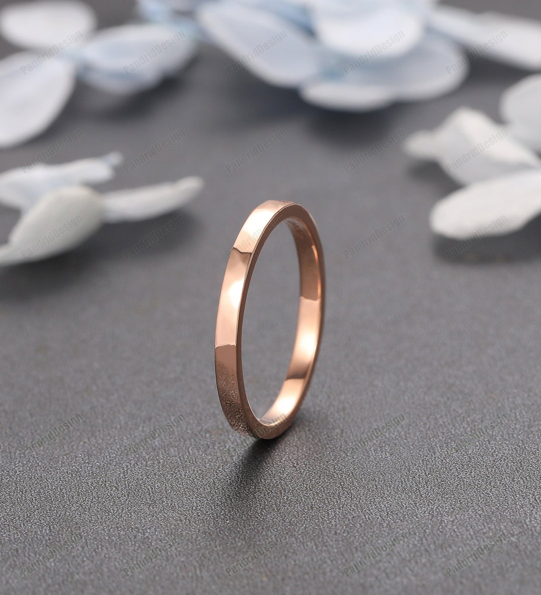 Plain Gold Hammered Arthritis Ring, 18k Gold Ring, Wedding Set Ring ...