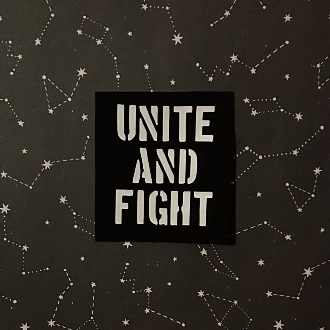 Unite and Fight Patch | 3-inch Patch | Punk Accessory - Etsy