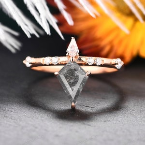 Salt and Pepper Cubic Zirconia Etsy