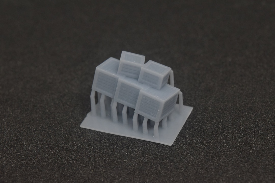 N Scale Details — Large Crate Cluster — P024 — 3D Printed - Etsy