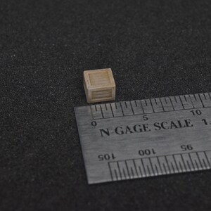 N Scale Details — Small Crate — P022 — 3D Printed - Etsy