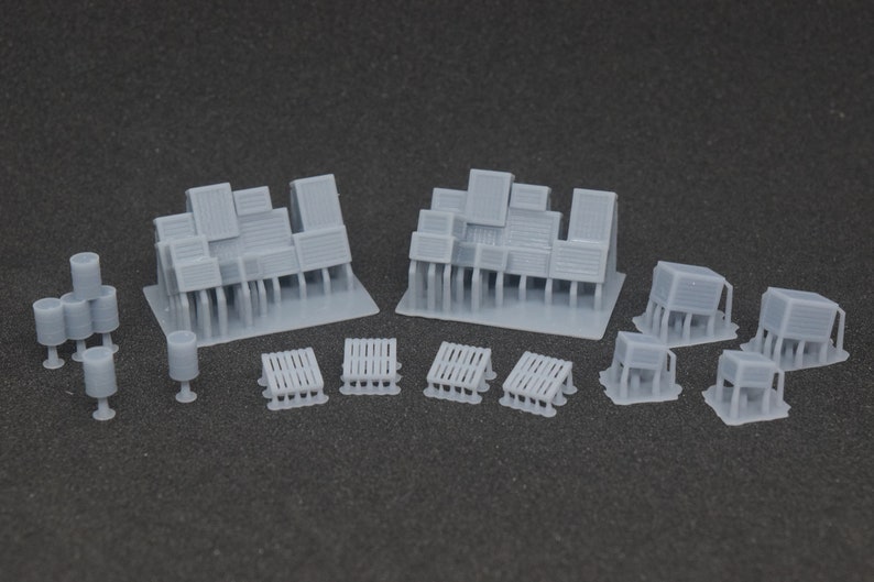 N Scale — Warehouse Interiors — PCK102W, PCK102C — Laser Cut Craftsman ...