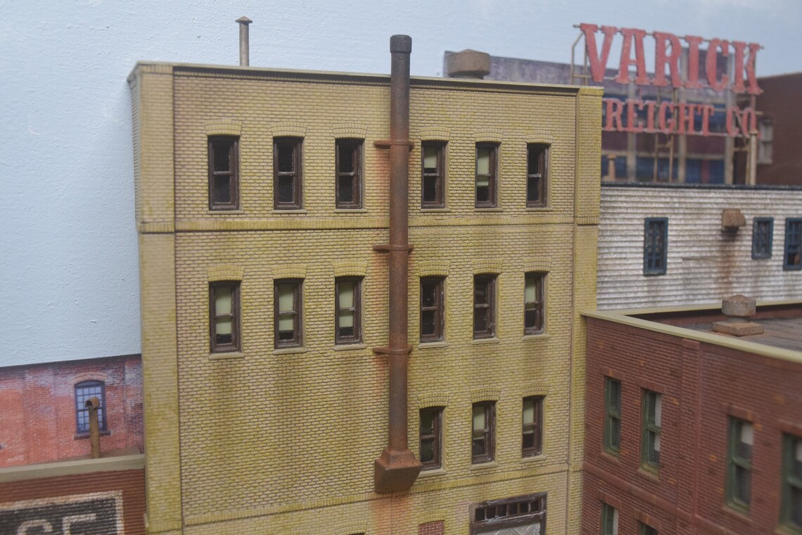 N Scale Details Wall Mounted Smokestack 3D Printed - Etsy