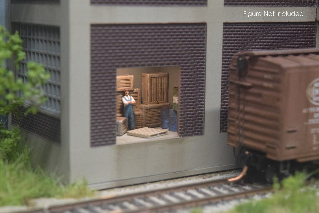 N Scale — Warehouse Interiors — PCK102W, PCK102C — Laser Cut Craftsman ...