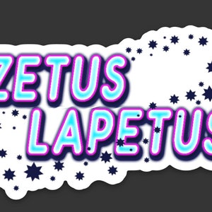 Sticker / Zetus Lapetus / 90s / Disney / Zenon Girl of the 21st Century ...