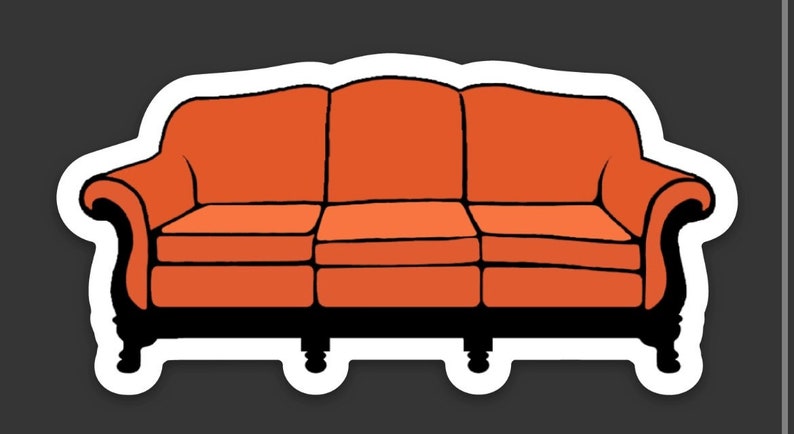 Sticker / Orange Couch / Nickelodeon / 90s / Nick at Night / 1990s ...