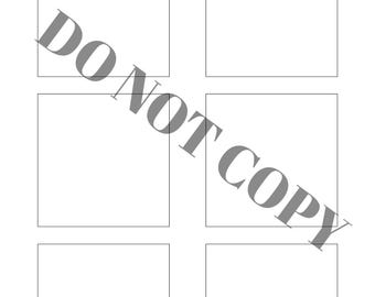 Sticky Note Printing Template - Etsy