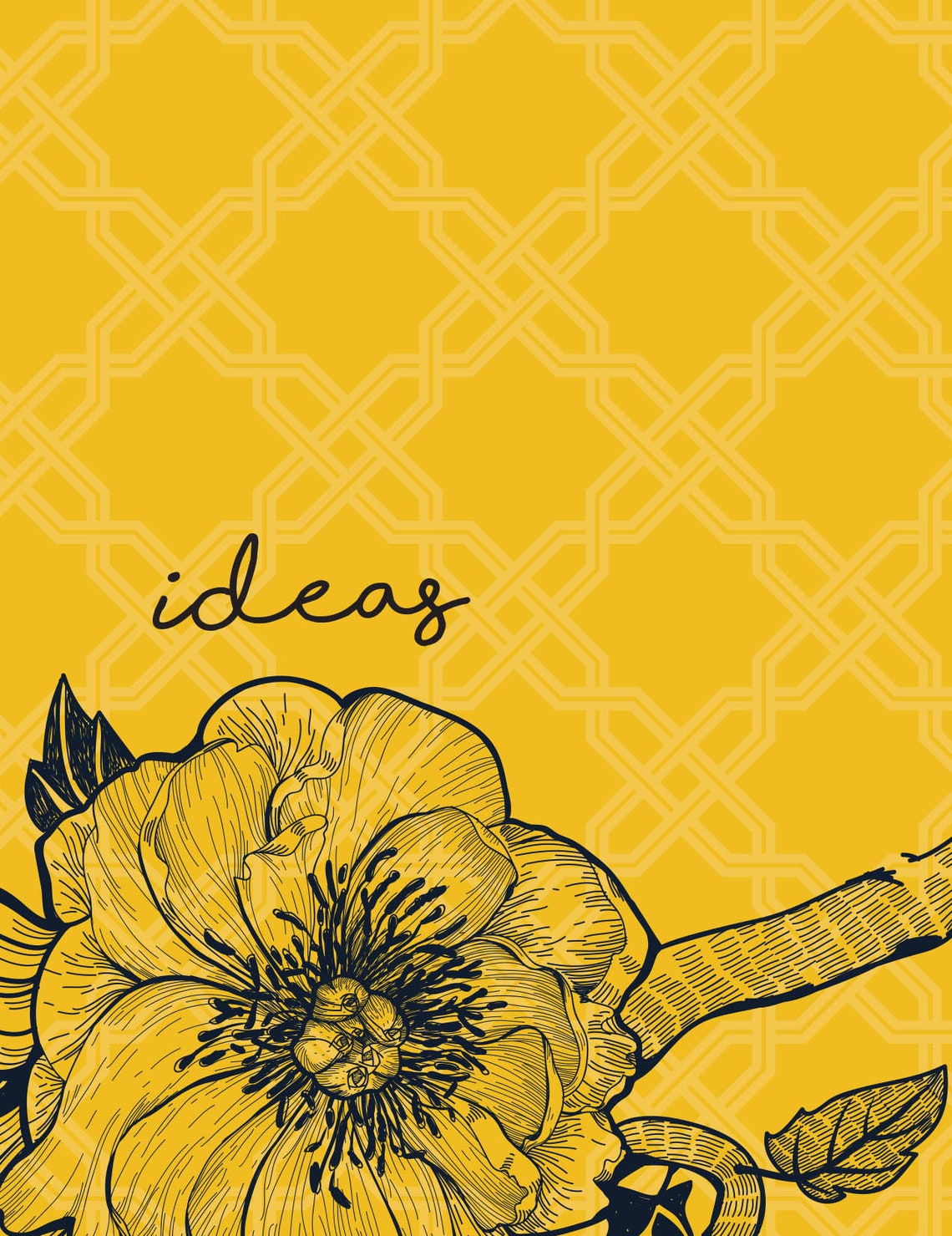 Ideas: Yellow Notebook - Etsy