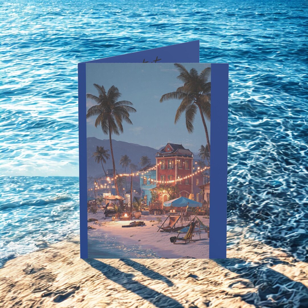 Coastal Beach Greeting Card Set: Seaside Note Cards, Pack of 10 - Etsy