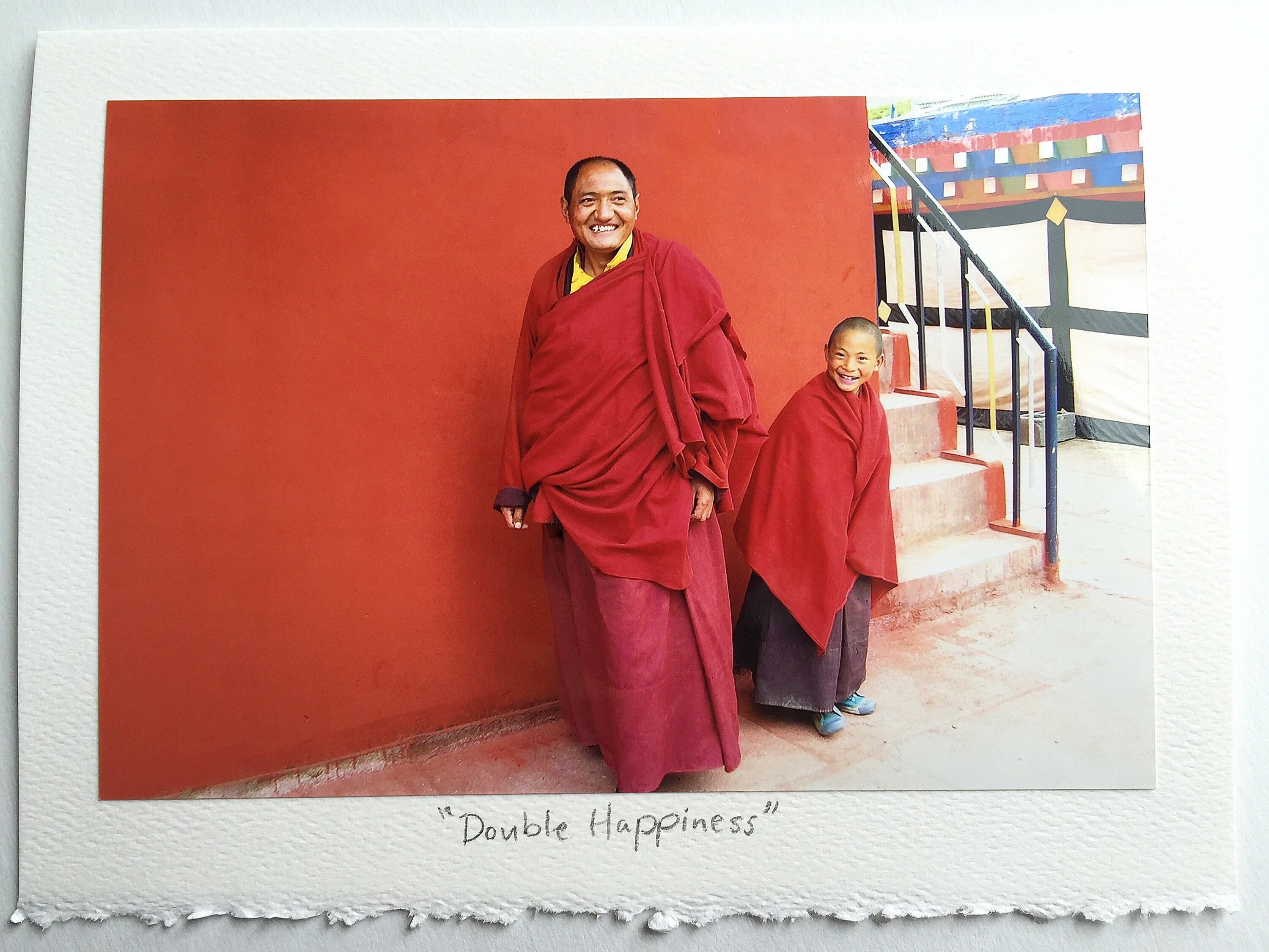 HAPPY MONKS / Original Photo Greeting Card / Fundraising / Fine Art ...