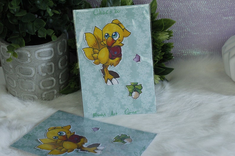 Chocobo Sticker Etsy