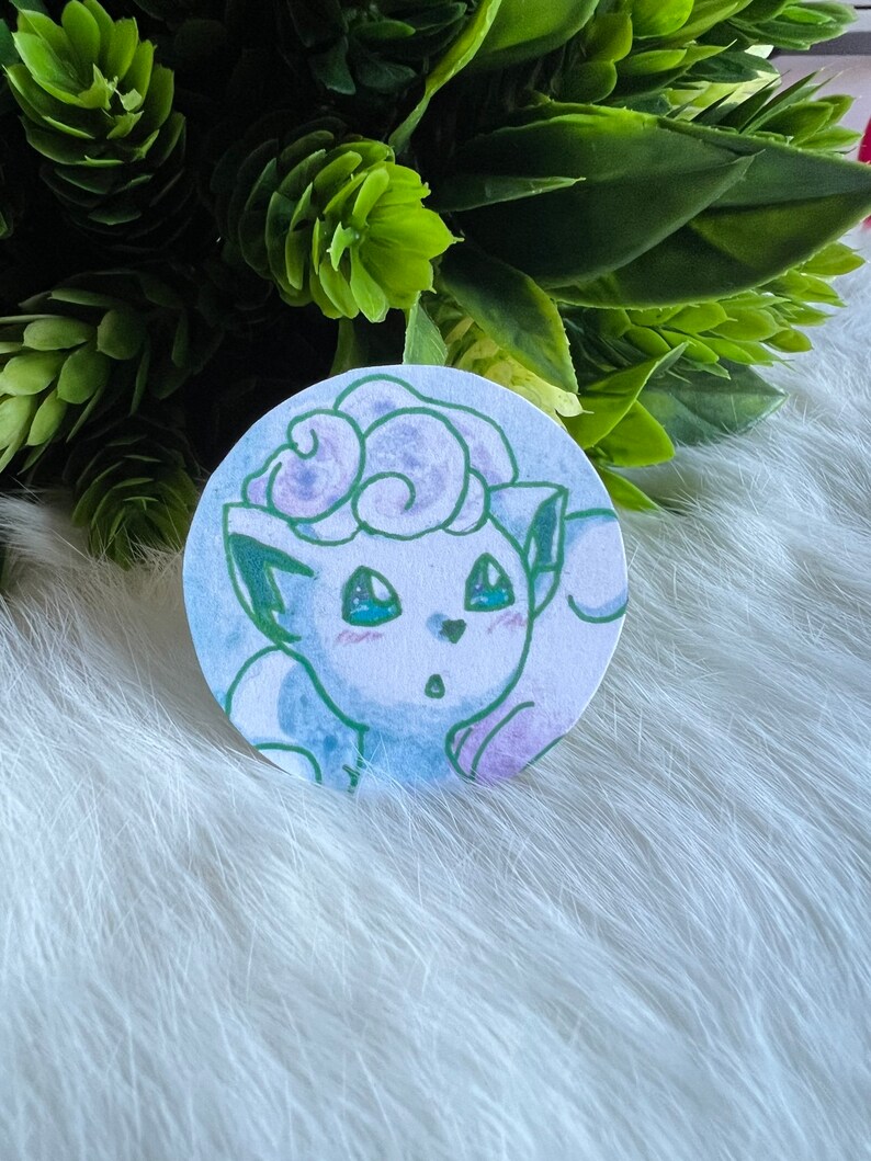 Pokemon Sticker Alola Vulpix - Etsy