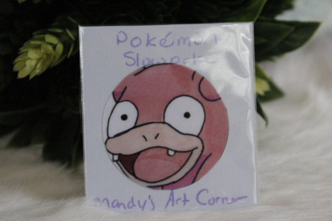 Pokemon Sticker Slowpoke | Etsy
