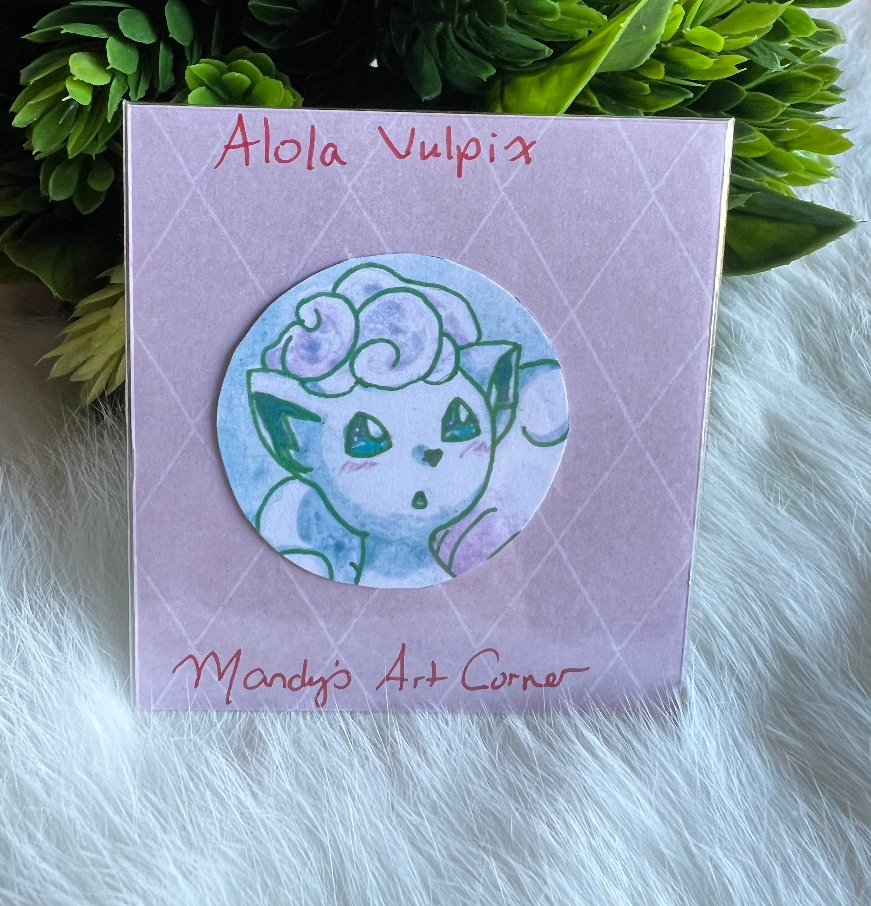 Pokemon Sticker Alola Vulpix - Etsy