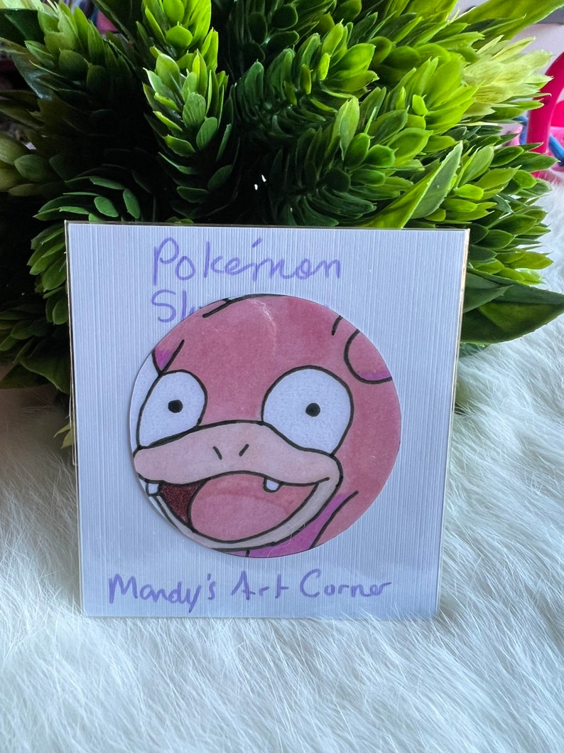 Pokemon Sticker Slowpoke - Etsy