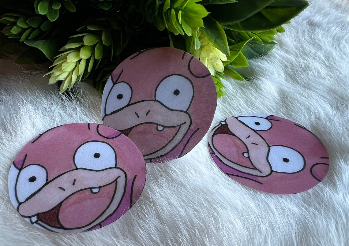 Pokemon Sticker Slowpoke - Etsy