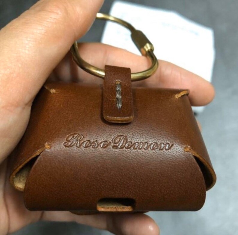 Custom Airpods Pro Leather Case, Personalised Airpods Case, Anniversary ...