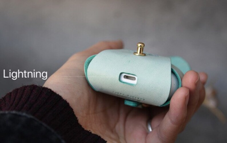 Custom Airpods Pro Leather Case, Personalised Airpods Case, Anniversary ...